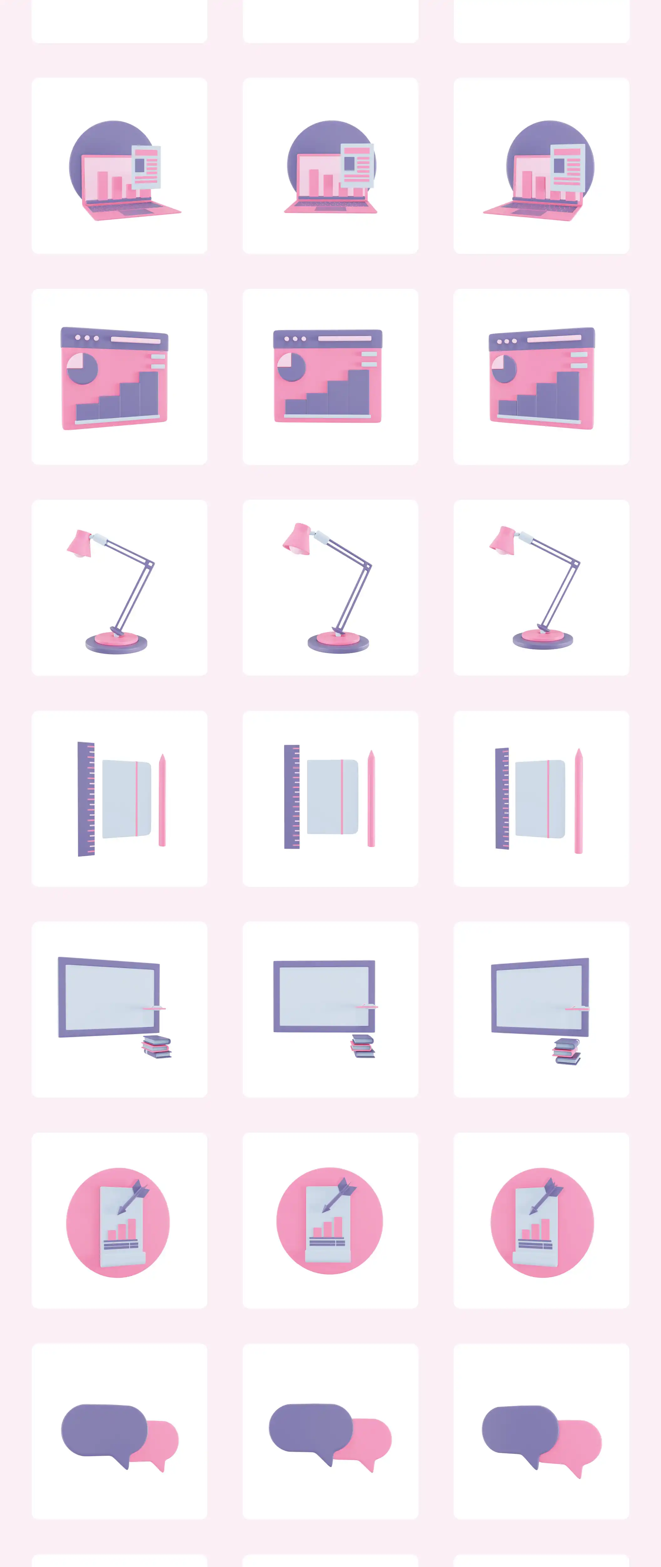 Premium 3D Business Icon Pack | Bizzy V2 Pro | Ioqnic Design